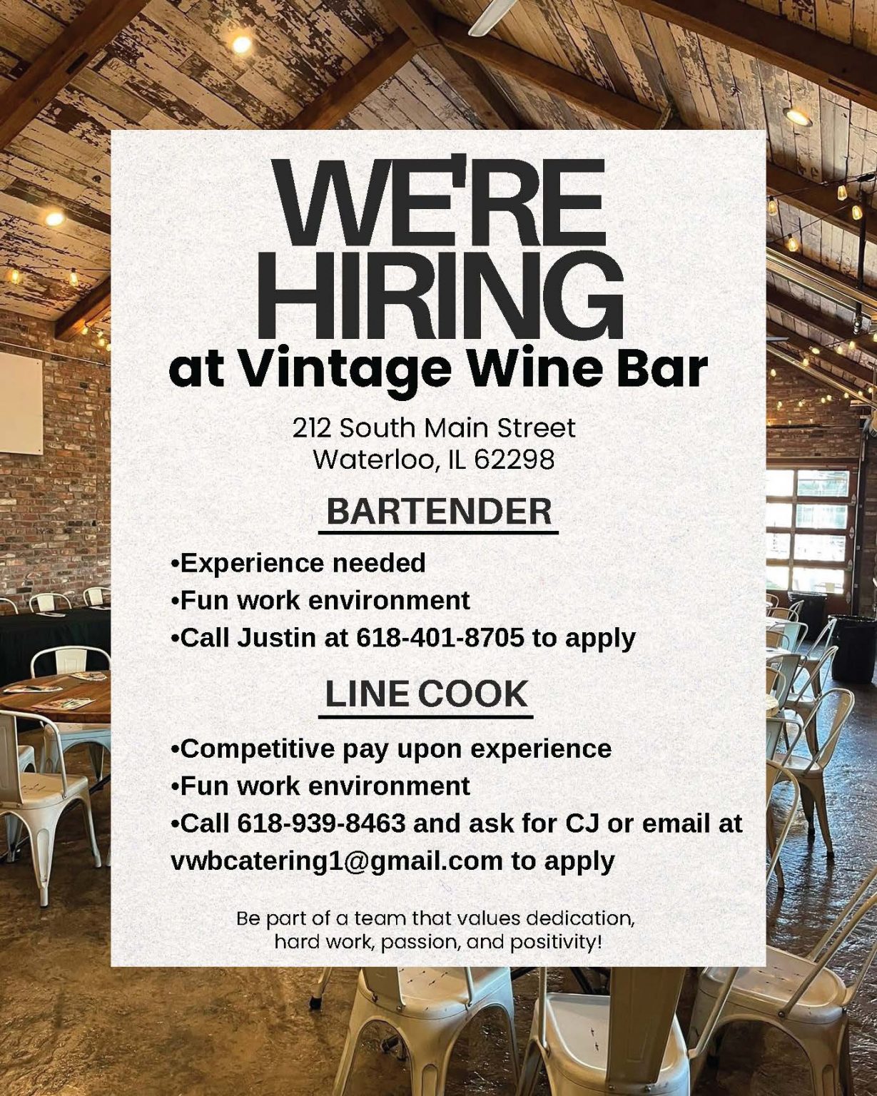 Vintage Wine Bar - Waterloo, IL